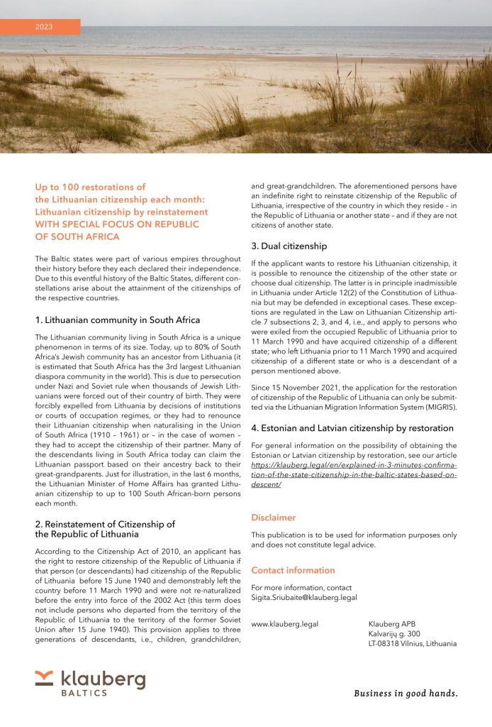 Klauberg - Wirtschaftsrecht Baltikum